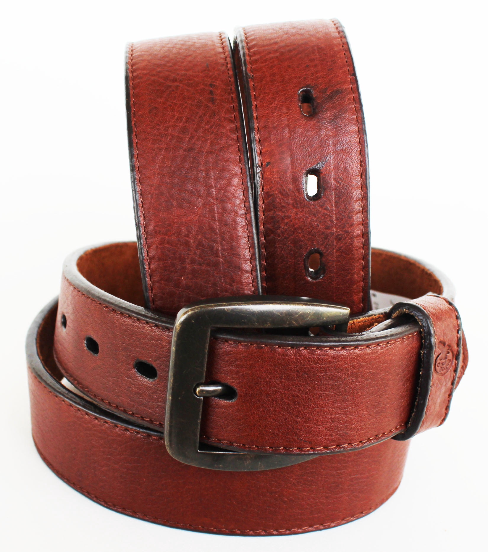 47-48 Georgia Boot Belt 1-1/2" Wide Plain Brown Men's Work Heavy Duty ...