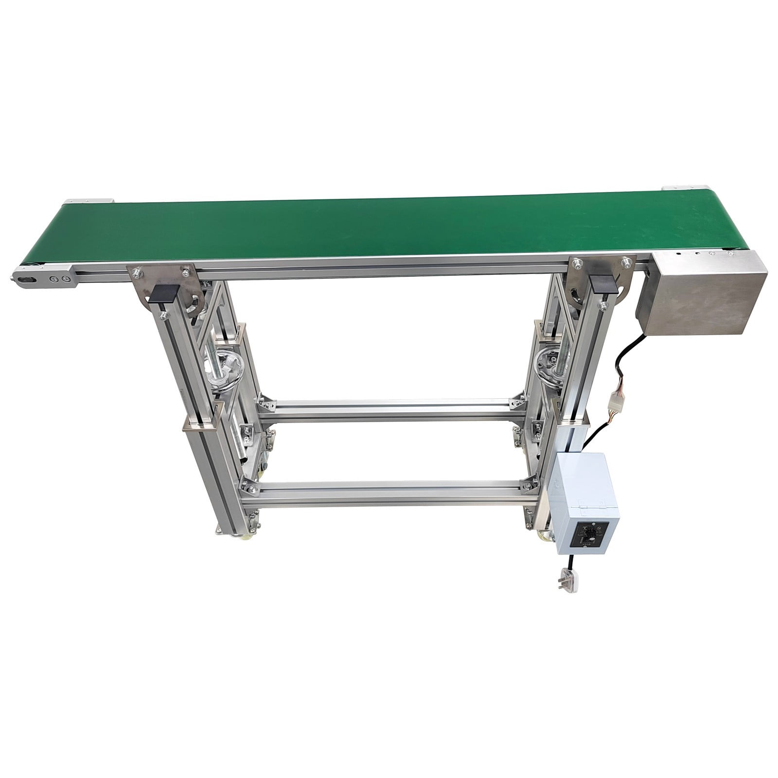 47''*6.3'' Assembly Line PVC Belt Conveyor Belt Conveying System Double ...
