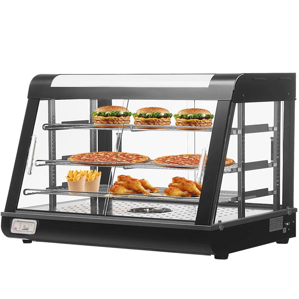 47" Commercial Desktop Food Insulation Display Cabinet 3-Tier Food ...