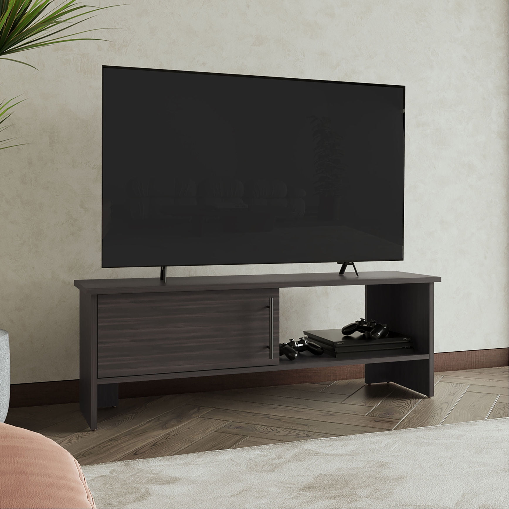 Ample Storage & Quick Setup - Navia 47" Entertainment Center for Living ...