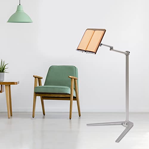 47''Floor Book Stand for Reading, Lectern Stand with 180 Degrees ...