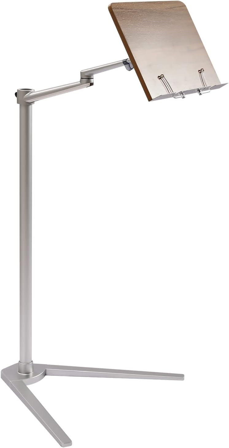 47''Floor Book Stand for Reading, Lectern Stand with 180 Degrees ...