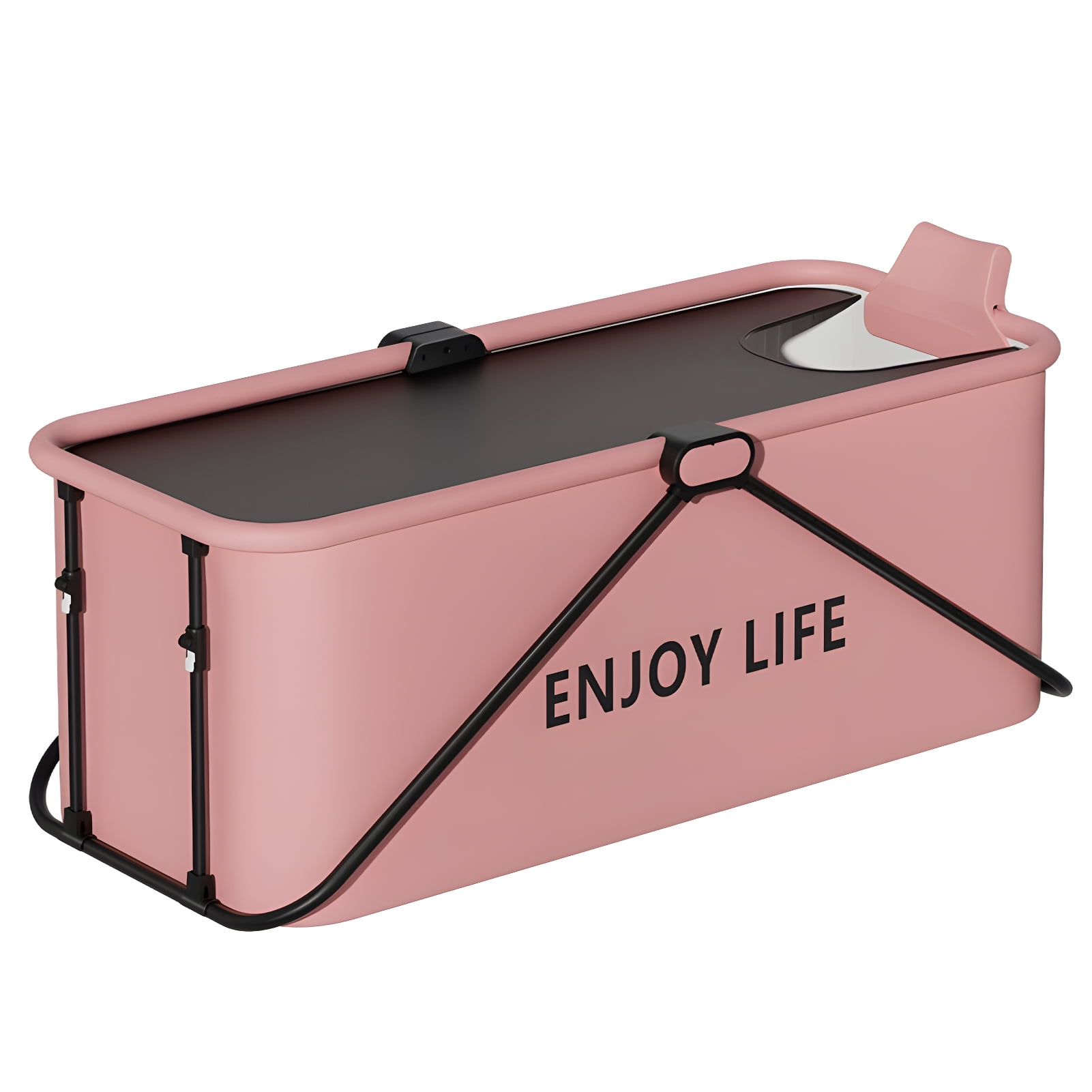 47" Foldable Bathtub, Portable Bathtub for Adult, Large Collapsible Tub ...