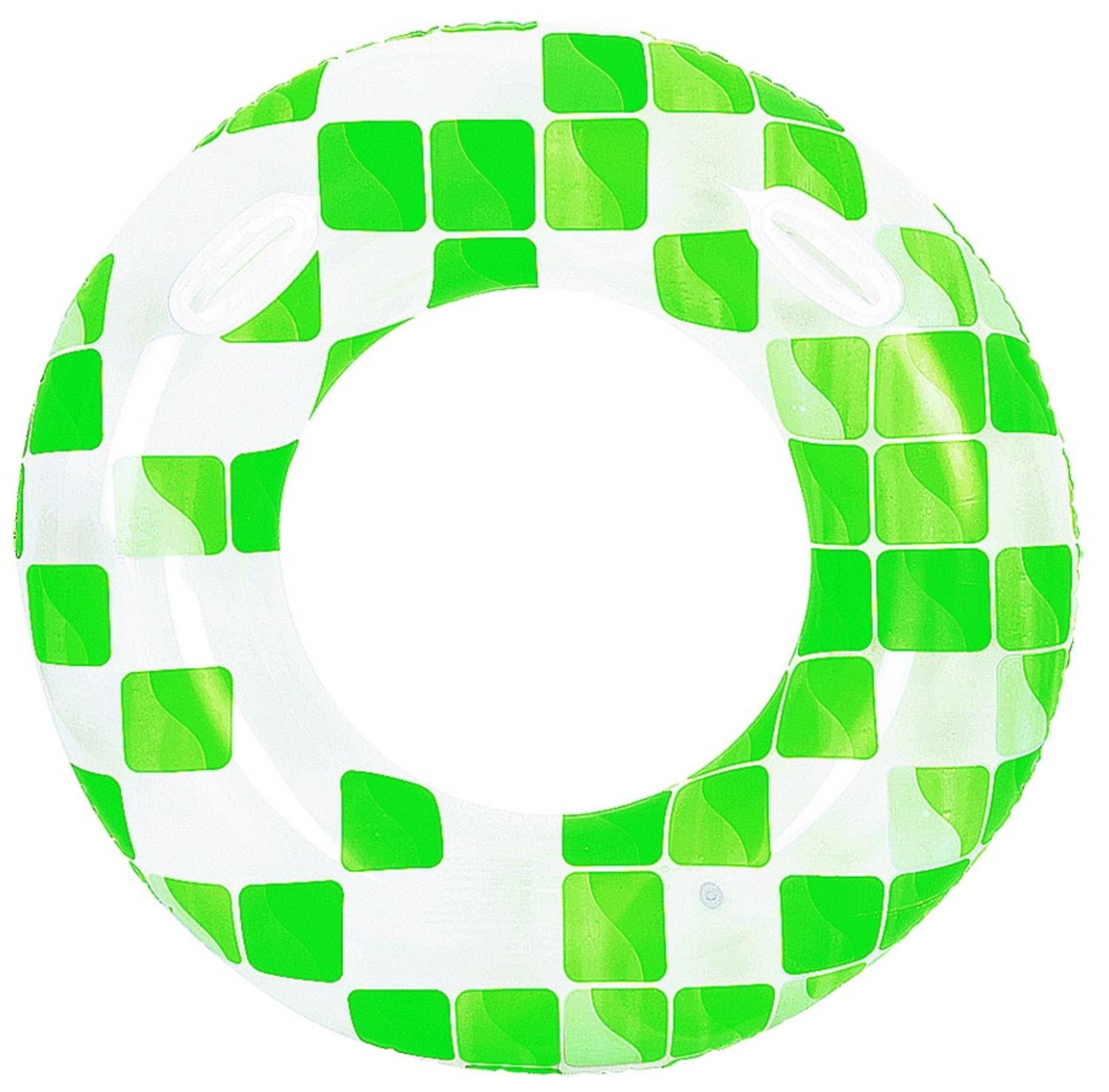 Fashion Mosaic 47 Inflatable Swimming Pool Inner Tube Ring Float ...