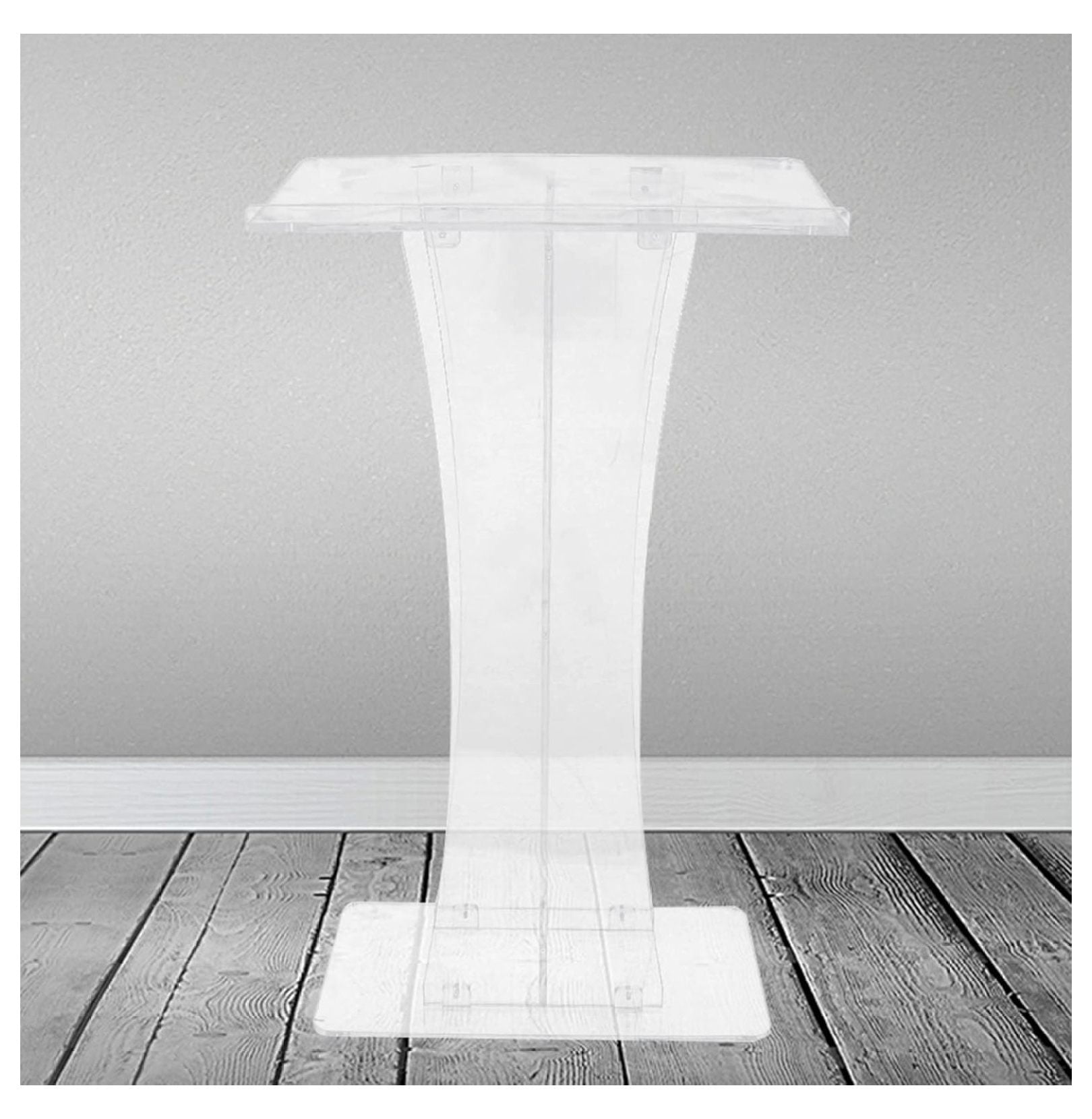 47’’H Clear Podium Stand Podium Lectern Pulpits for Churches Lightweight Church Podium Lectern ...