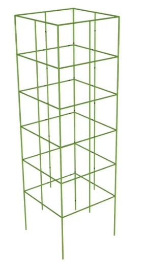 47-Inch 4-Panel Heavy Duty Tomato Cage, Powder-Coated Steel Plant ...