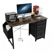 Tribesigns Computer Desk with 5 Drawers, 51-Inch Home Office Desk with ...