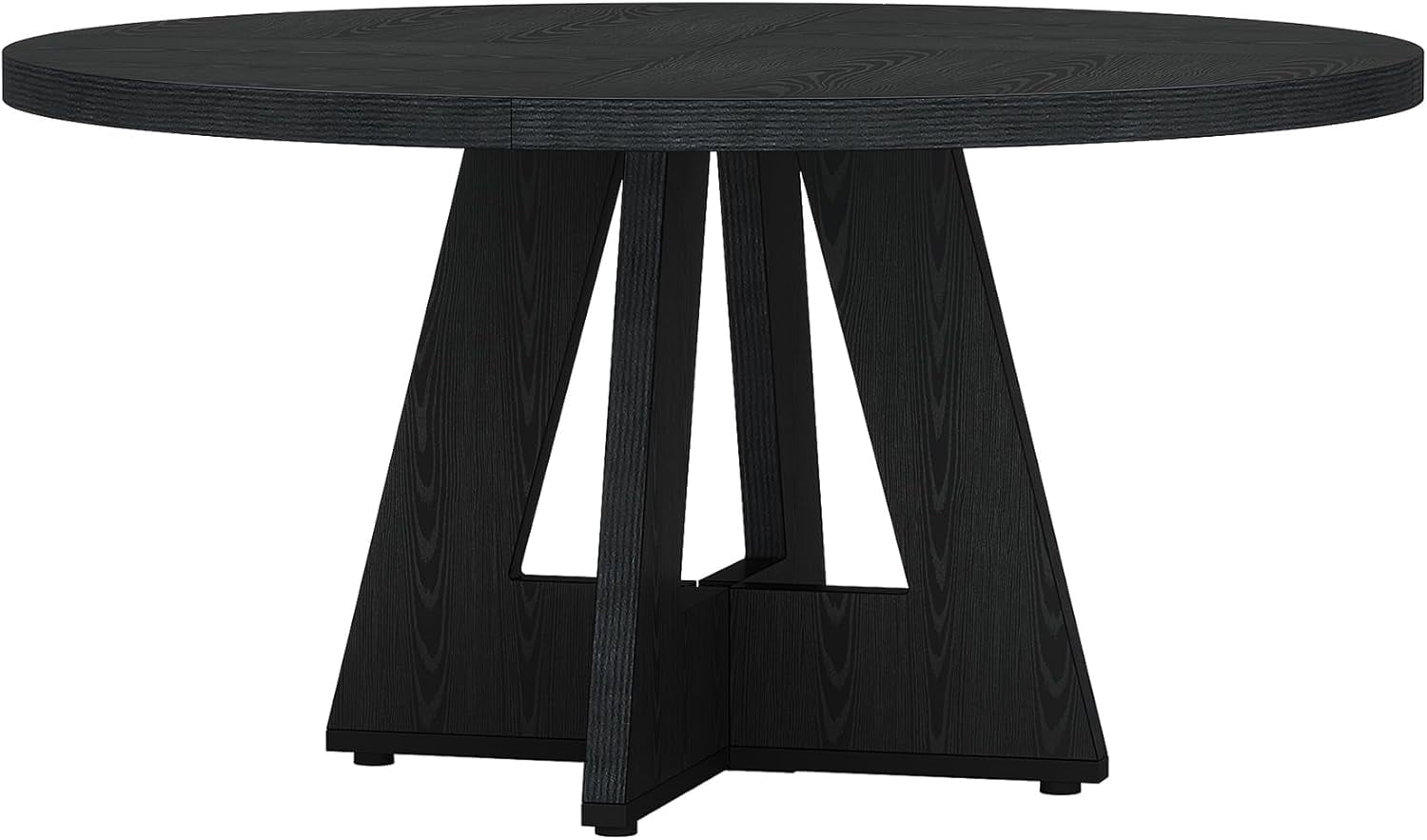 47-Inch Round Conference Table for 4-6 People, Wooden Meeting Room ...