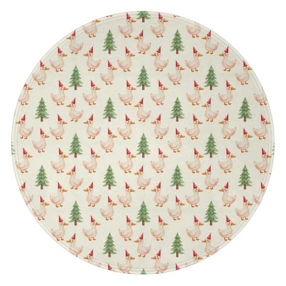 47 Inch Round Flannel Blanket for Adults & Kids, Soft, Cozy ...
