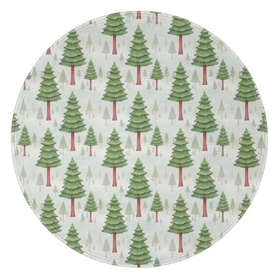 47 Inch Round Flannel Blanket for Adults & Kids, Soft, Cozy ...