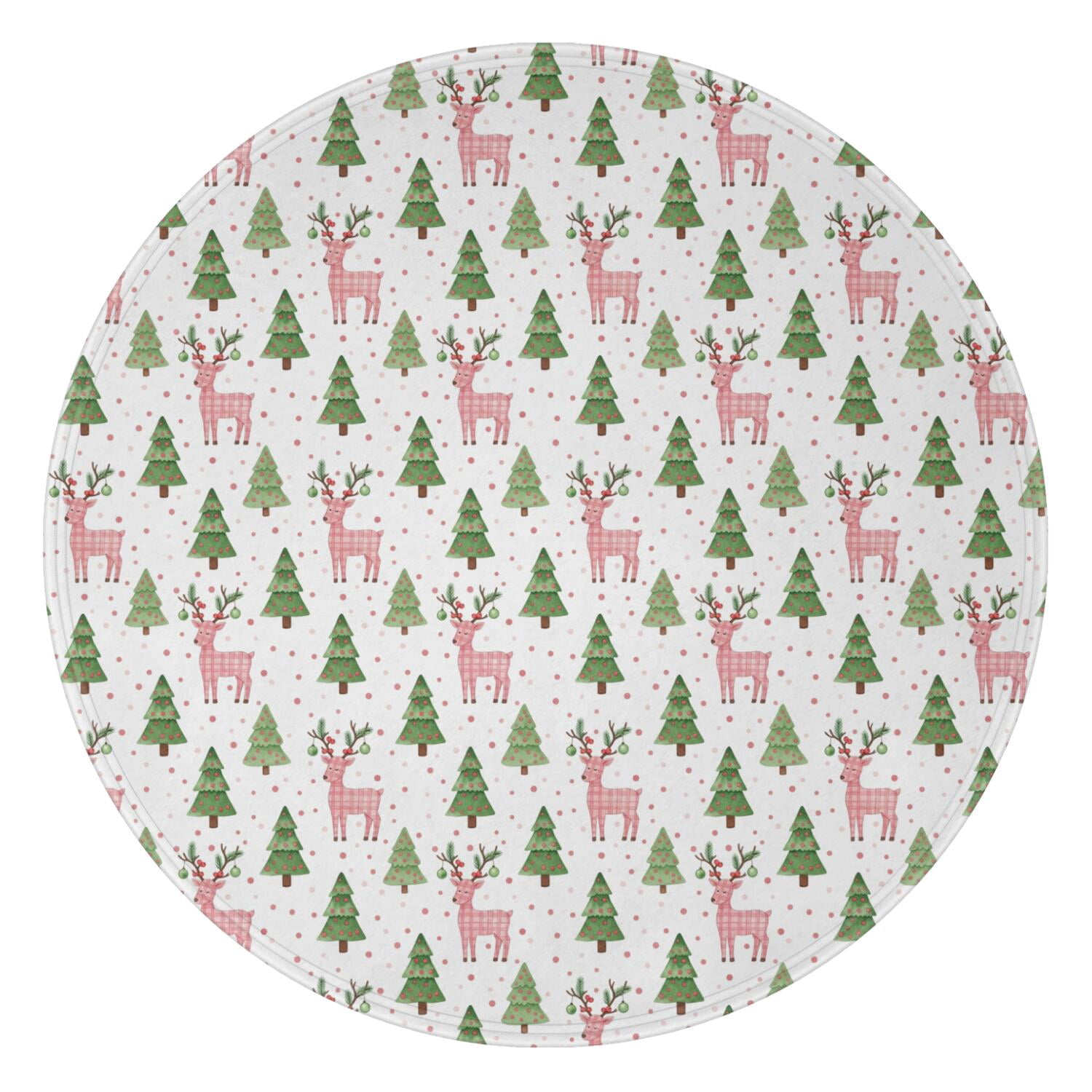 47 Inch Round Flannel Blanket for Adults & Kids, Soft, Cozy ...