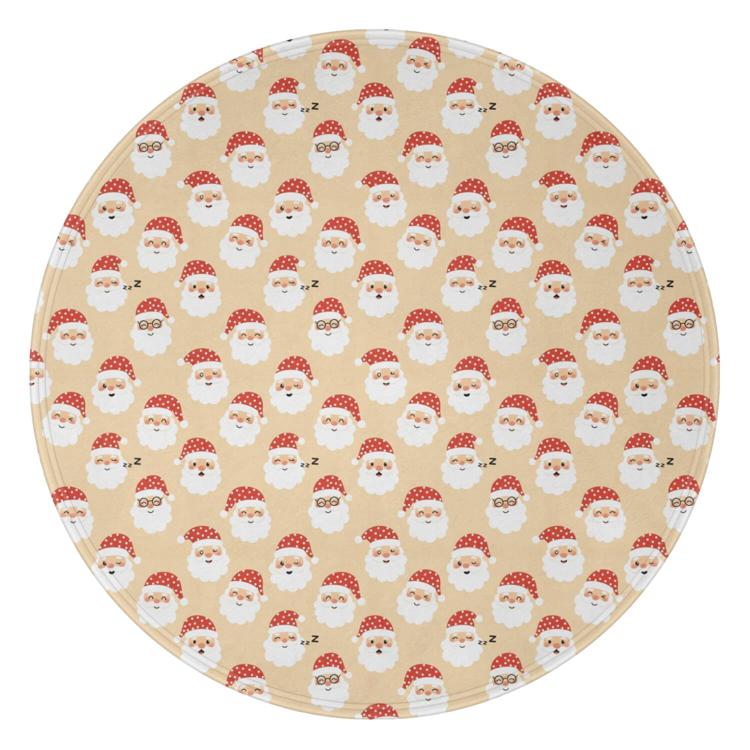 47 Inch Round Flannel Blanket for Adults & Kids, Soft, Cozy ...