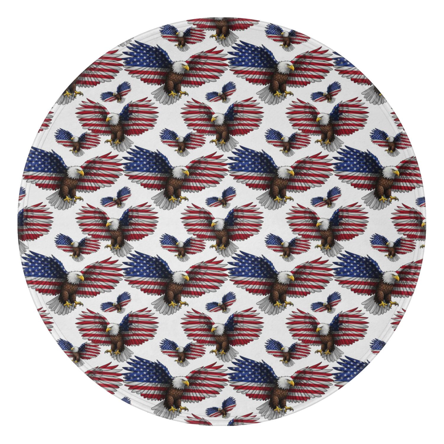 47 Inch Round Flannel Blanket for Adults & Kids, Soft, Cozy ...