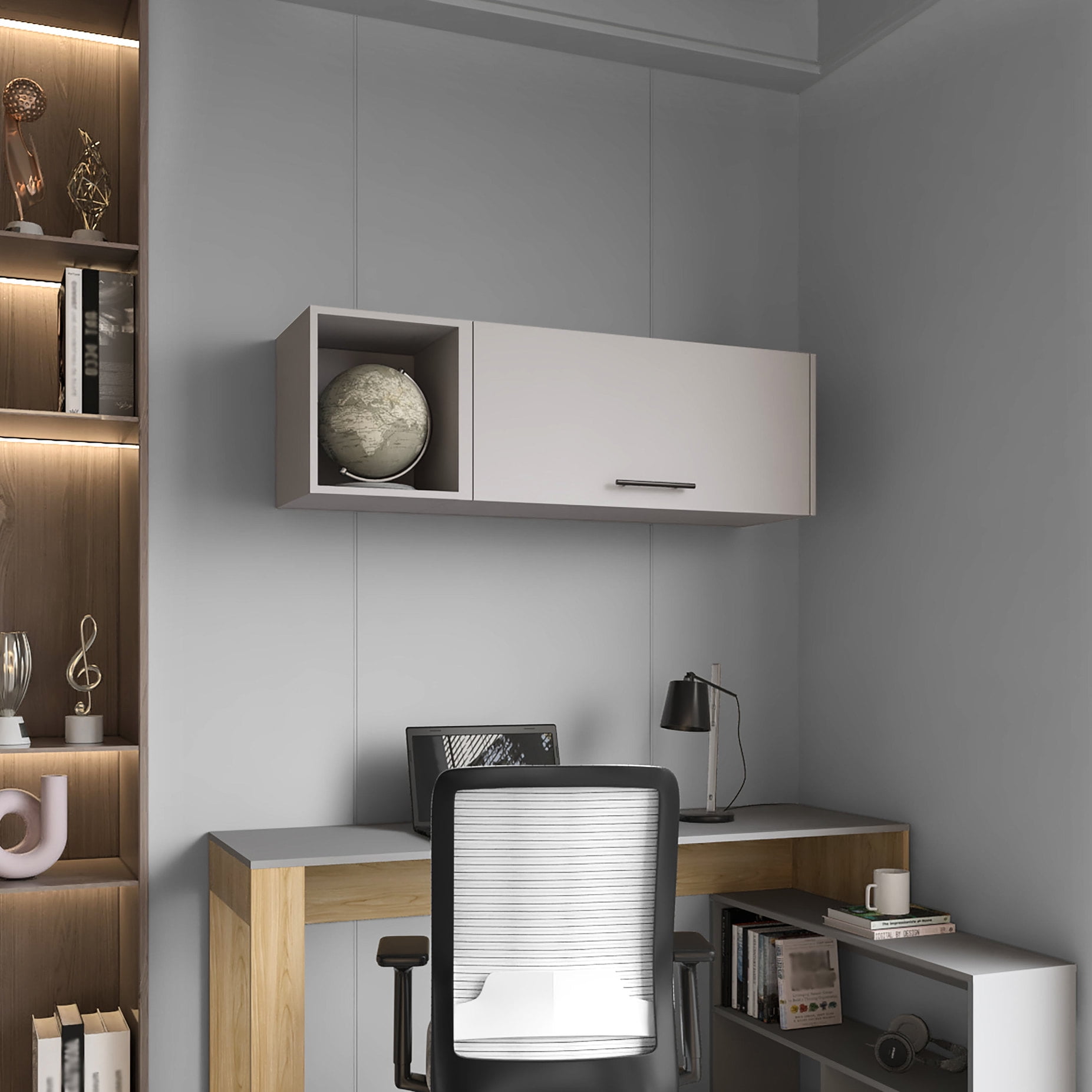 47-Inch Storage Wall Cabinet+Clutter-Free Solution"-"Laundry Room ...