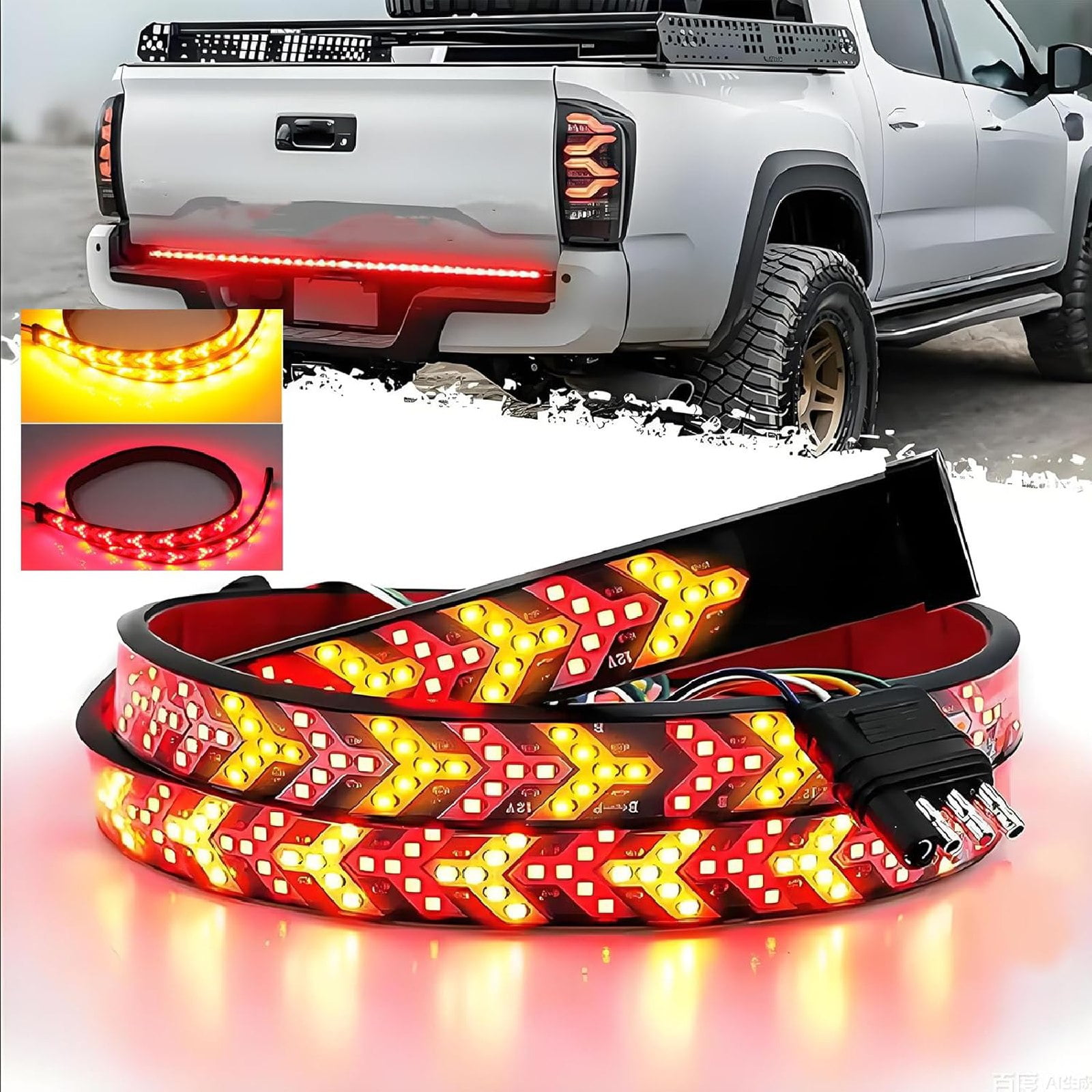 47 Inch Truck Tailgate Strip Light LED Bar Signal Break Reverse, Arrow ...