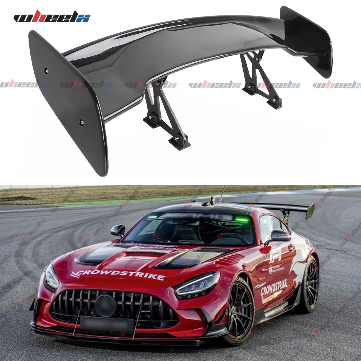 47 Inch Universal Rear Spoiler, Adjustable GT Style Car Rear Trunk ...