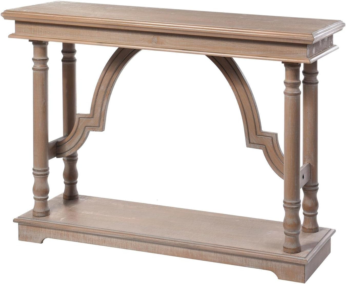 47 Inch Wood Trestle Console Table with Arch Detail - Walmart.com