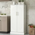 47” Kitchen Pantry Cabinets, Freestanding Kitchen Pantry Storage ...