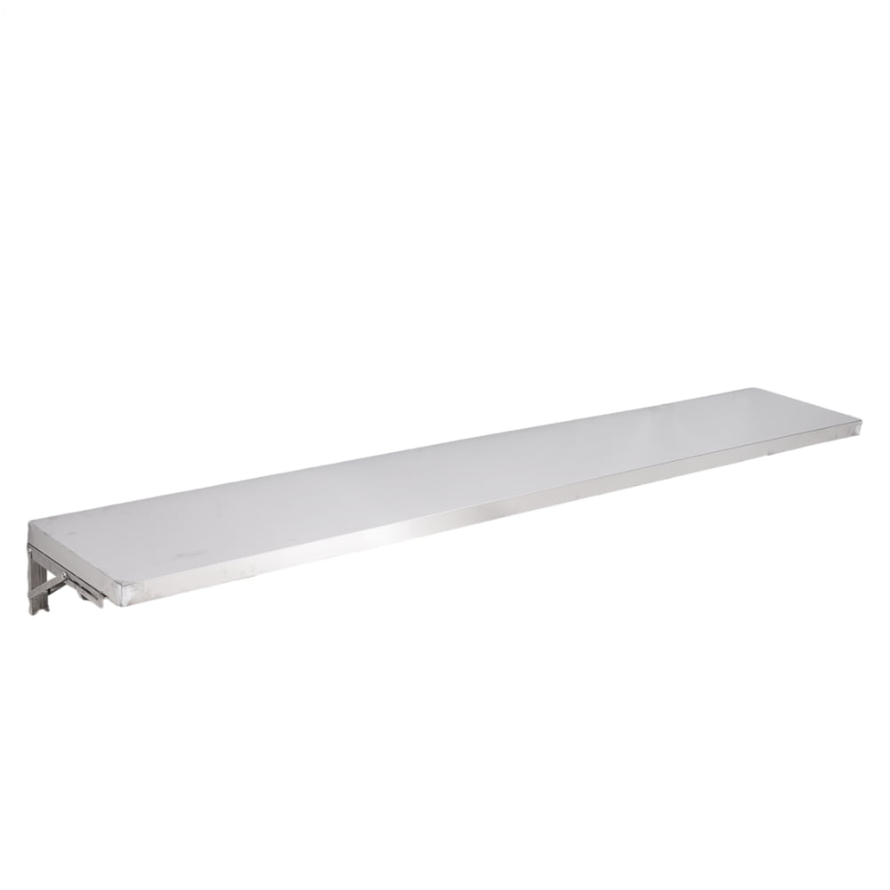 47'' L x 12''W Folding Concession Shelf, Stainless Steel Food Serving ...