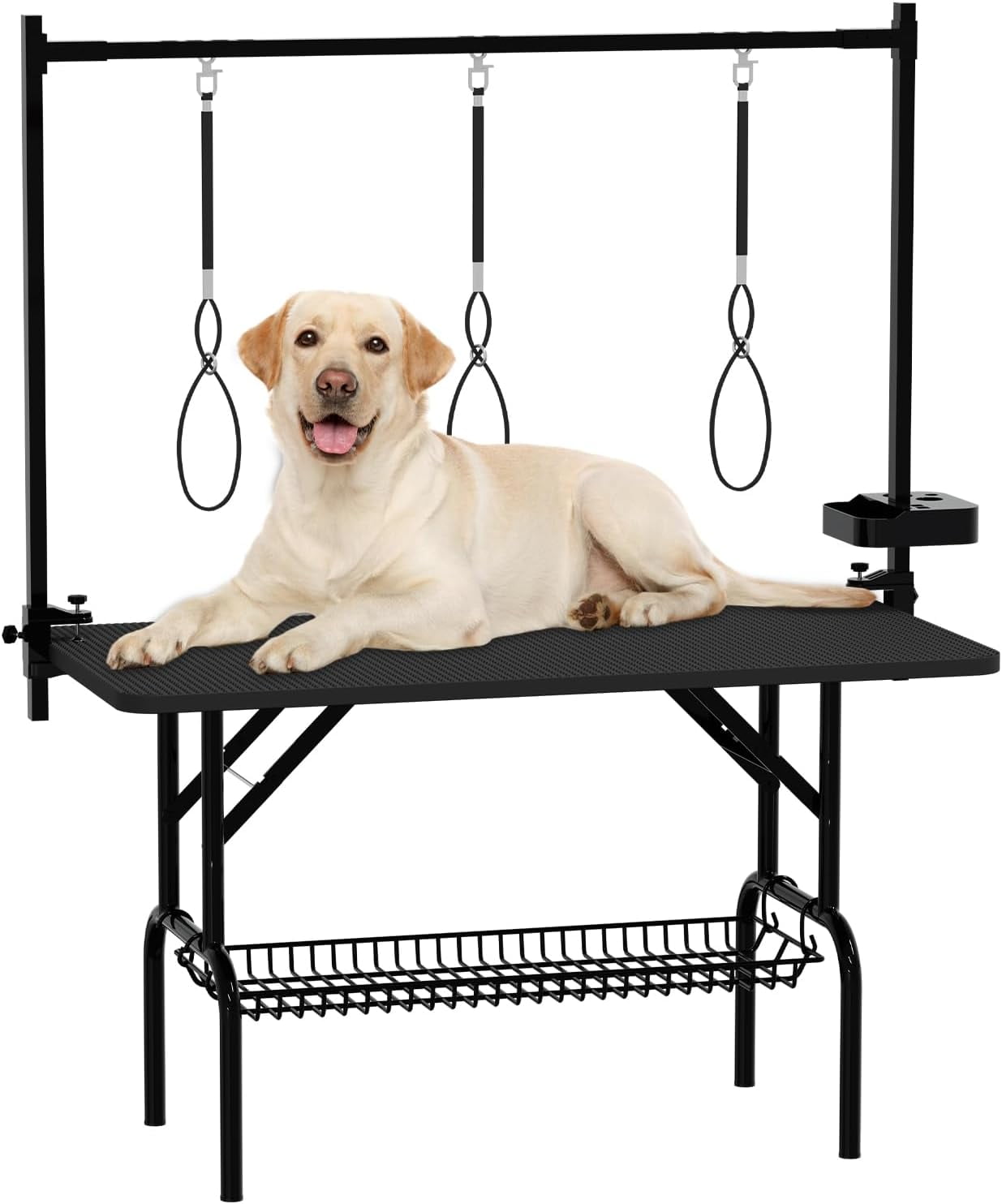 47''Large Dog Grooming Table, Foldable Pet Station at Home, Dog ...