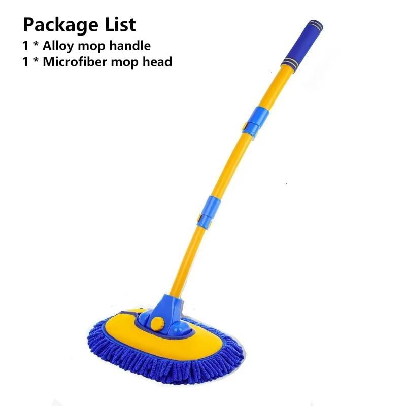 47'' Long handle car wash mop，15° Ergonomic design，microfiber material ...