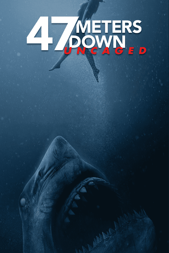 47 Meters Down: Uncaged 2019 Poster 24x36 - Shark Thriller, Survival Horror - Walmart.com