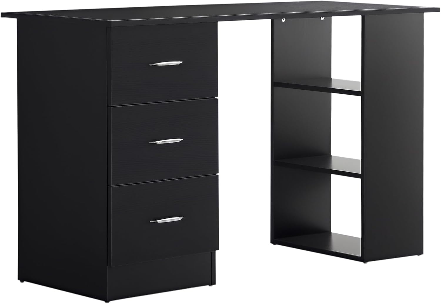47" Modern Home Office Computer Desk Bookcase Combo Writing Table ...