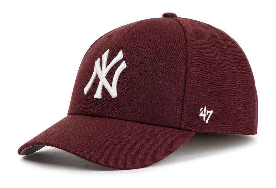 47 New York Yankees Snapback Cap - Dark Maroon - Walmart.com