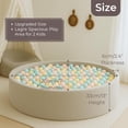 47" Nougat Foam Ball Pit Round Spacious Soft Play Pool - Walmart.com