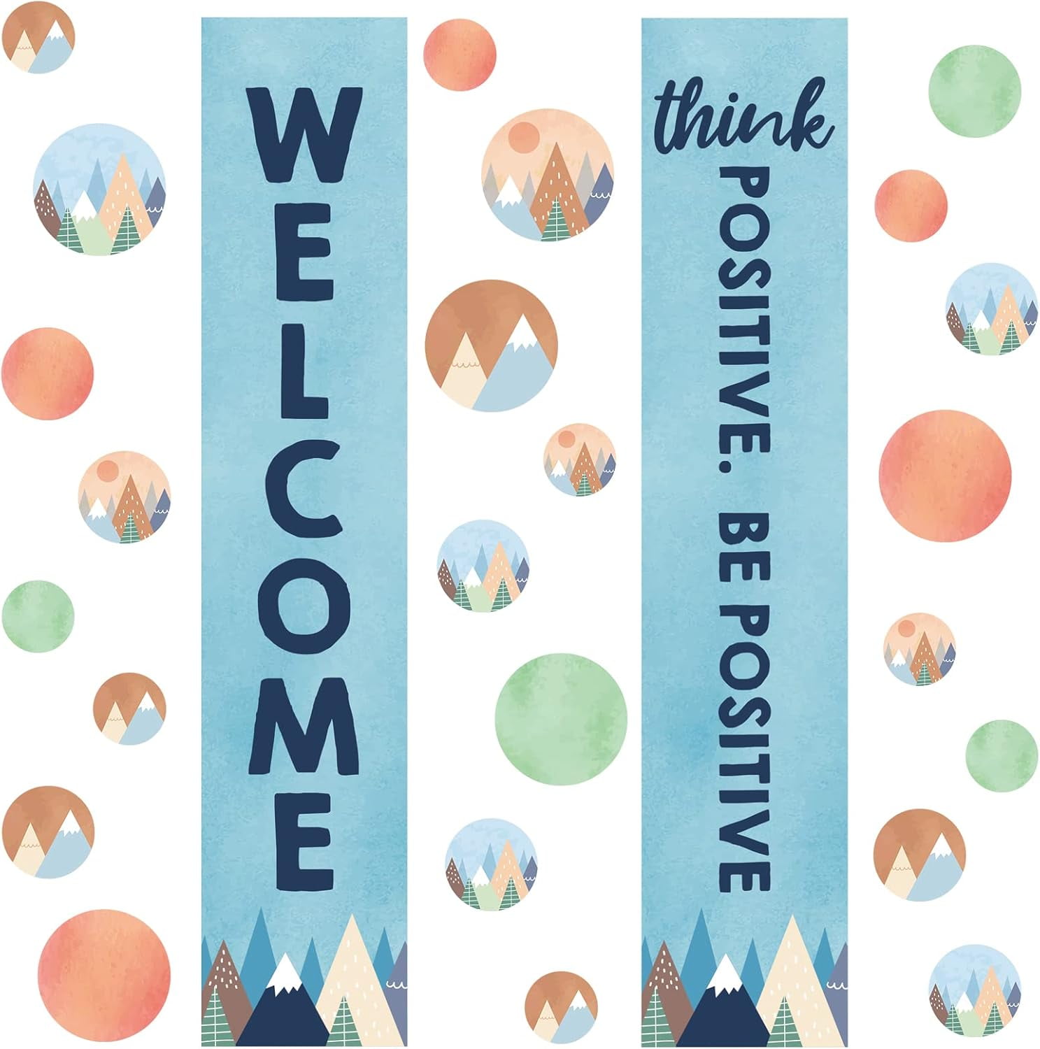 47 Pieces Welcome Banner for Classroom Door Welcome Poster Sign for ...