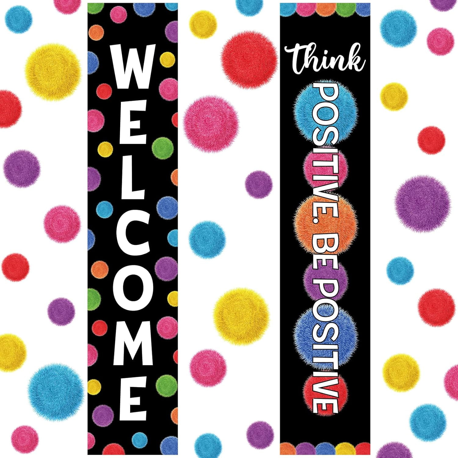 47 Pieces Welcome Banner for Classroom Door Welcome Poster Sign for ...