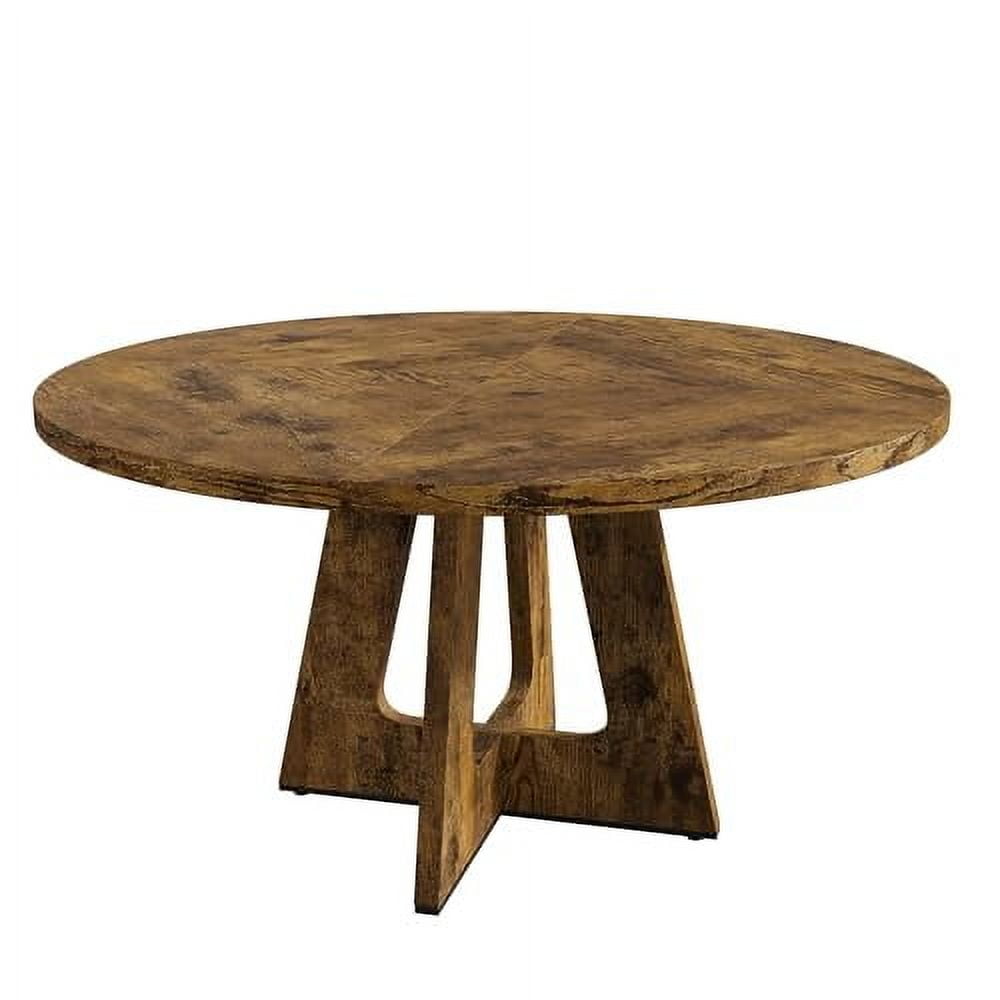 47" Round Dining Table Set for 4 to 6, Farmhouse Kitchen Table with ...
