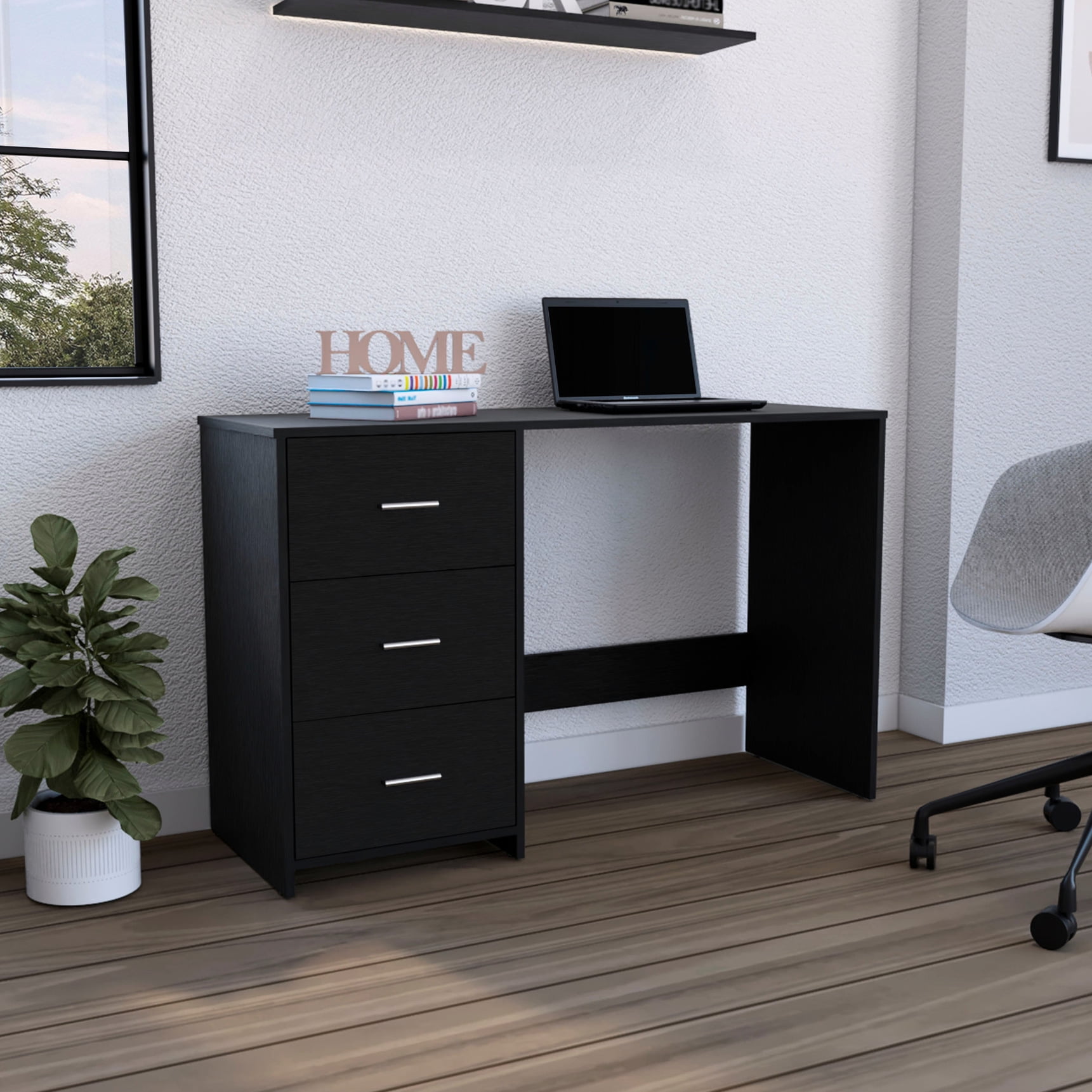 47" Wide Writing Desk with 3 Drawers | Perfect for Remote Learning ...