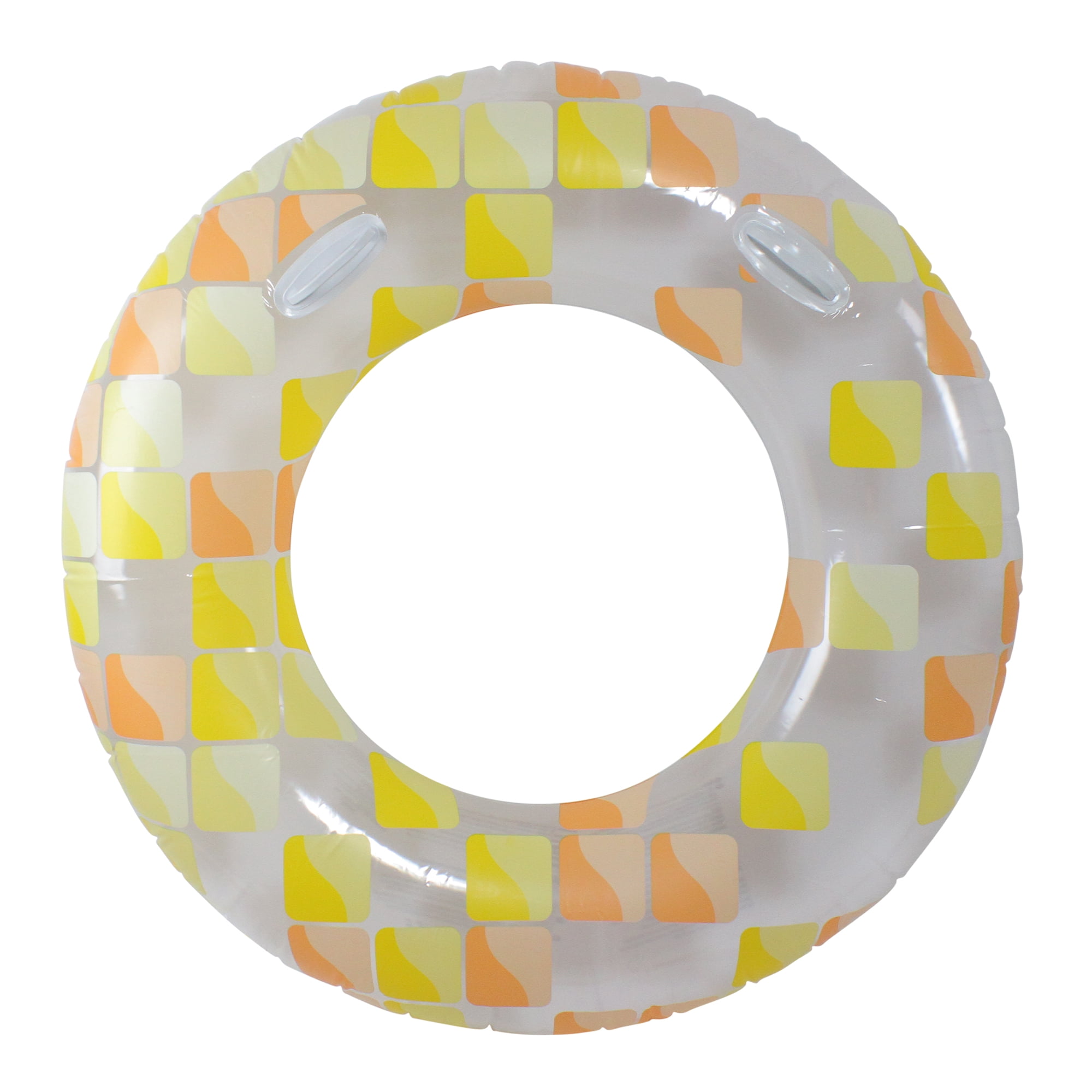 Pool Central 47" Geometric Mosaic Inflatable 1-Person Swimming Pool ...