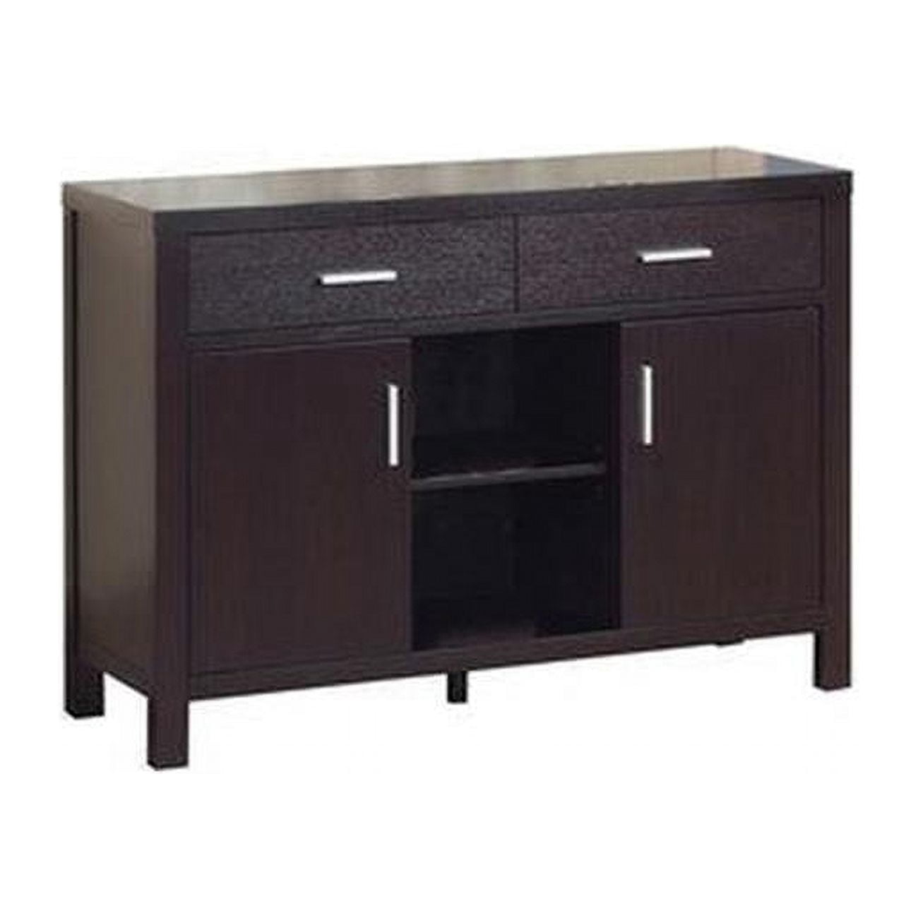 47 in. 2 Drawers Lou Sideboard Console Serving Buffet Cabinet, Brown ...