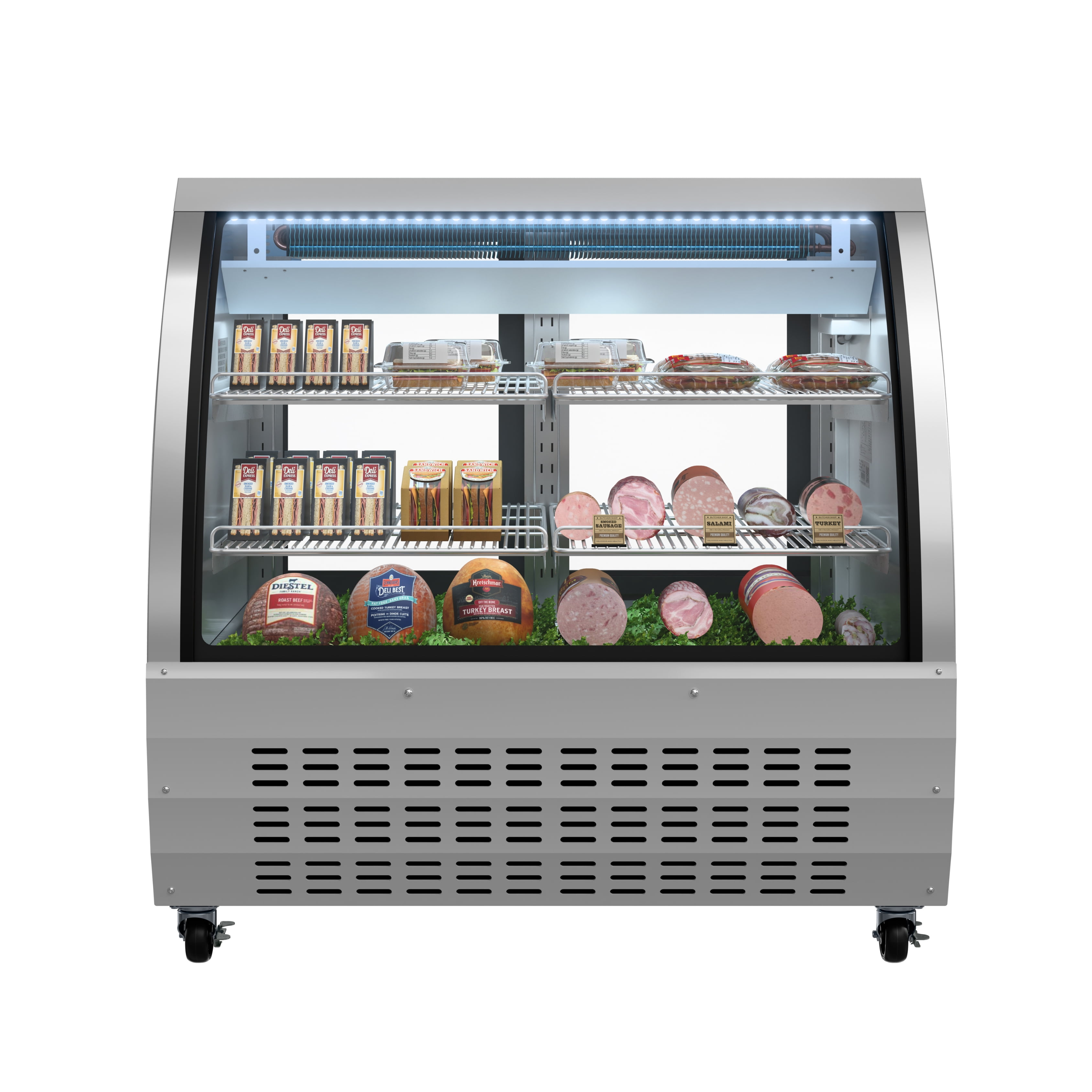 47 in. Deli Display Refrigerator - 18 Cu Ft. RD18C-SS. - Walmart.com