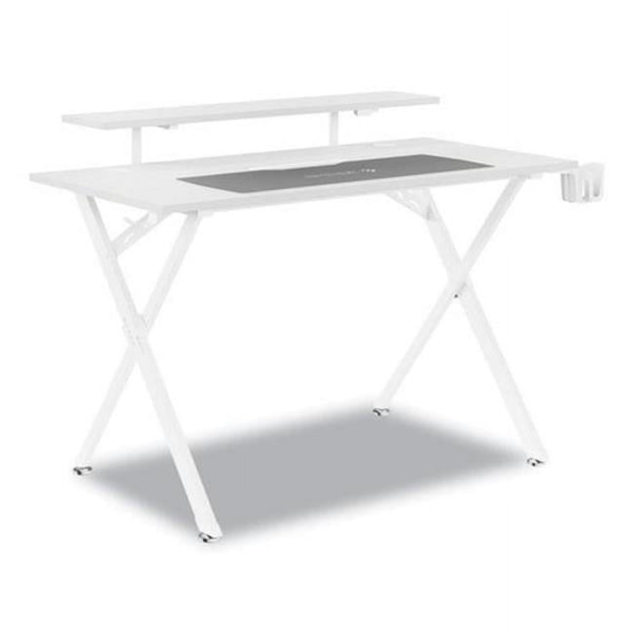47 in. Gaming Desk, White Colorway - Walmart.com