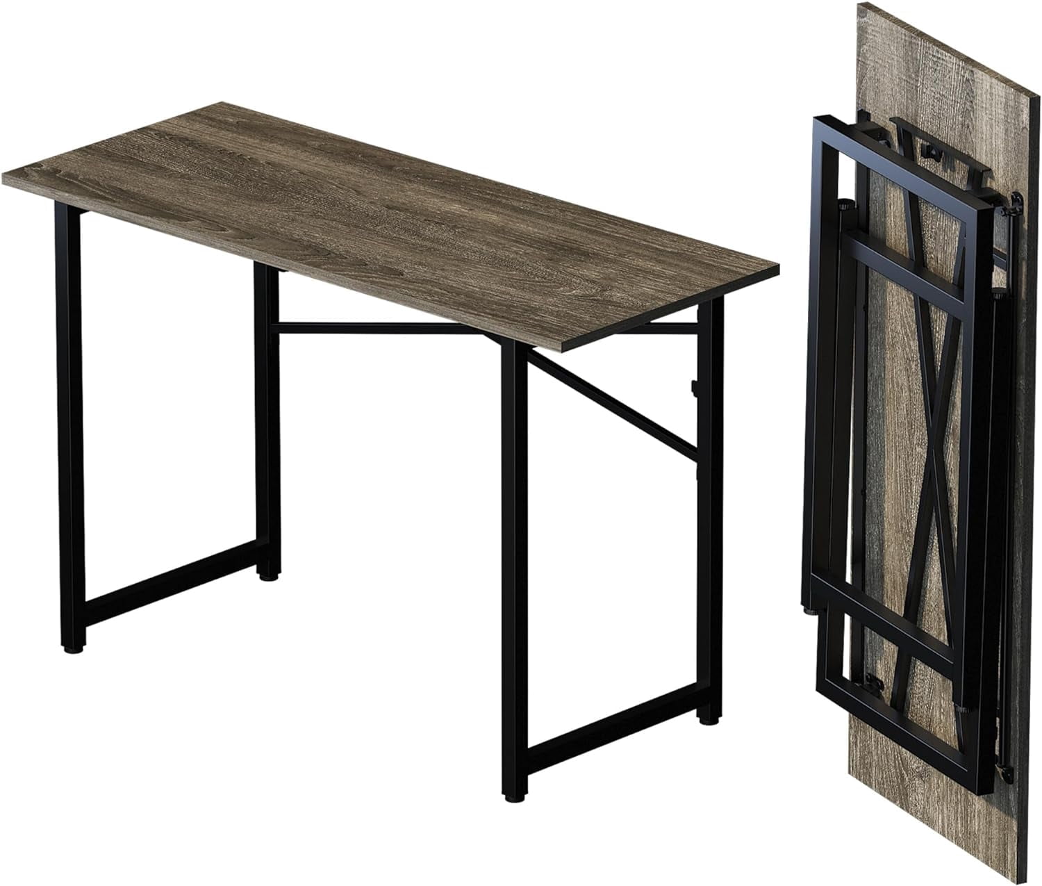 47 inch Folding Desk, Writing Gaming Computer Camping Table, No ...