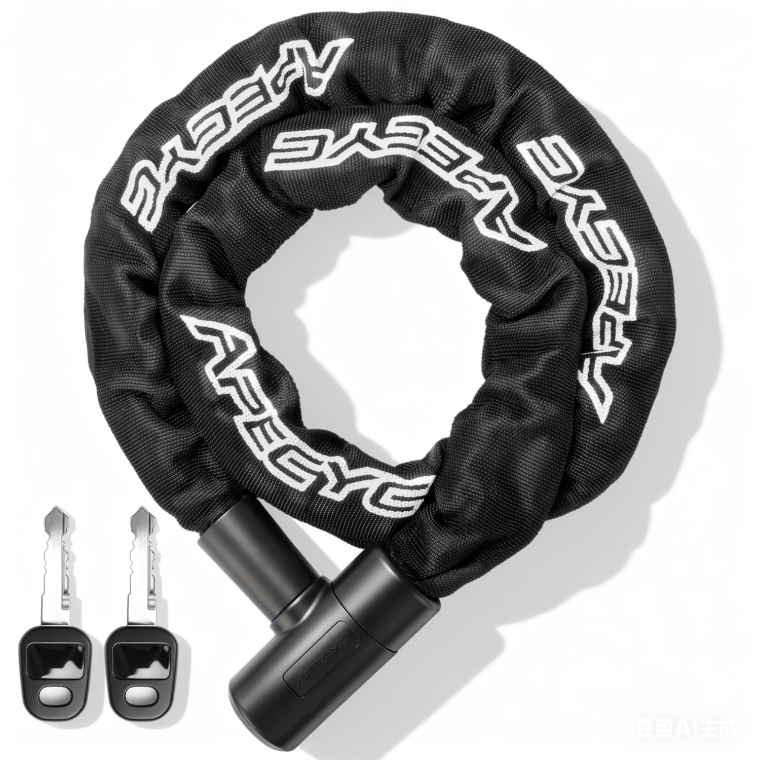 Apecyc 3.9FT Heavy Duty Bike Chain Lock, 8mm Security Bicycle Lock with ...
