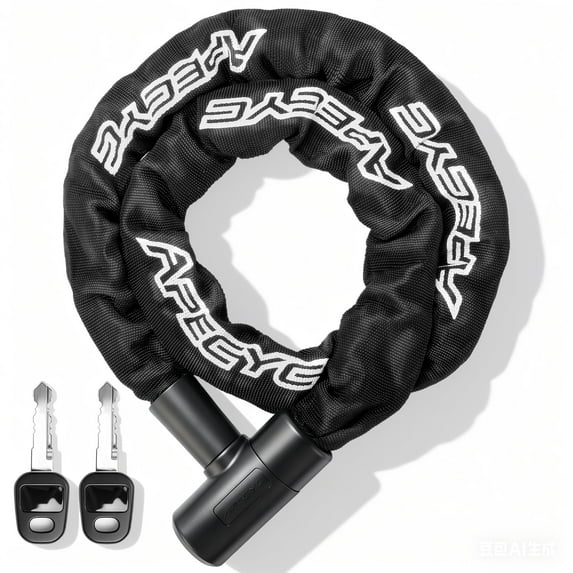 Apecyc 3.9FT Heavy Duty Bike Chain Lock, 8mm Security Bicycle Lock with ...