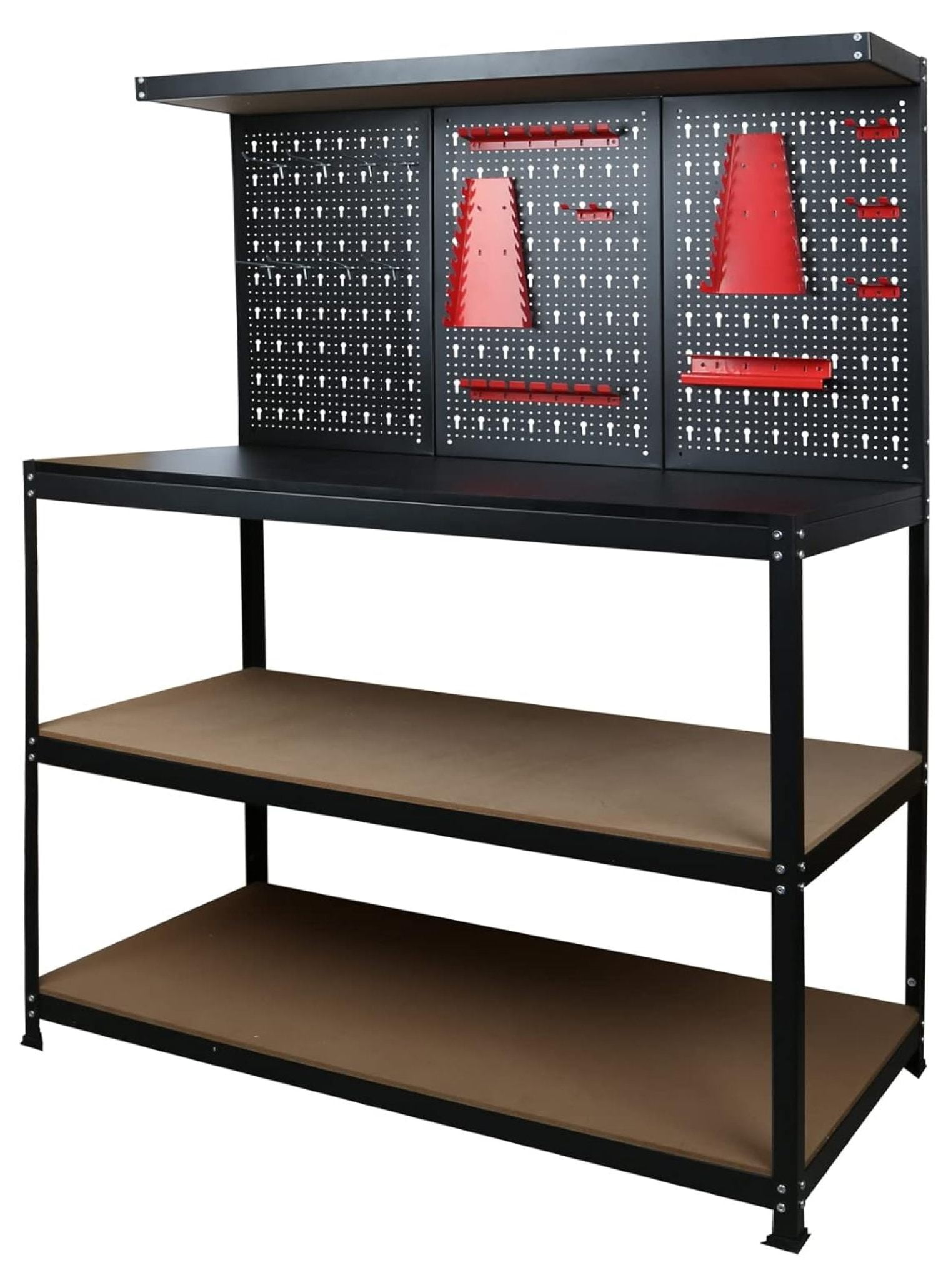 47 inch Workbench with peg Board, Multipurpose Tool Organizer and ...