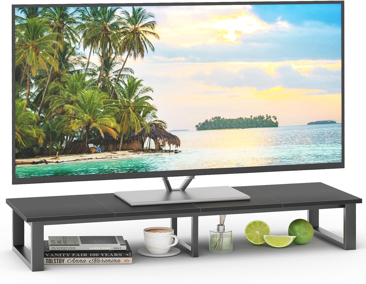 47" TV Riser for 32-60 inch TV, TV Riser Stand Shelf, Tabletop TV Stand ...