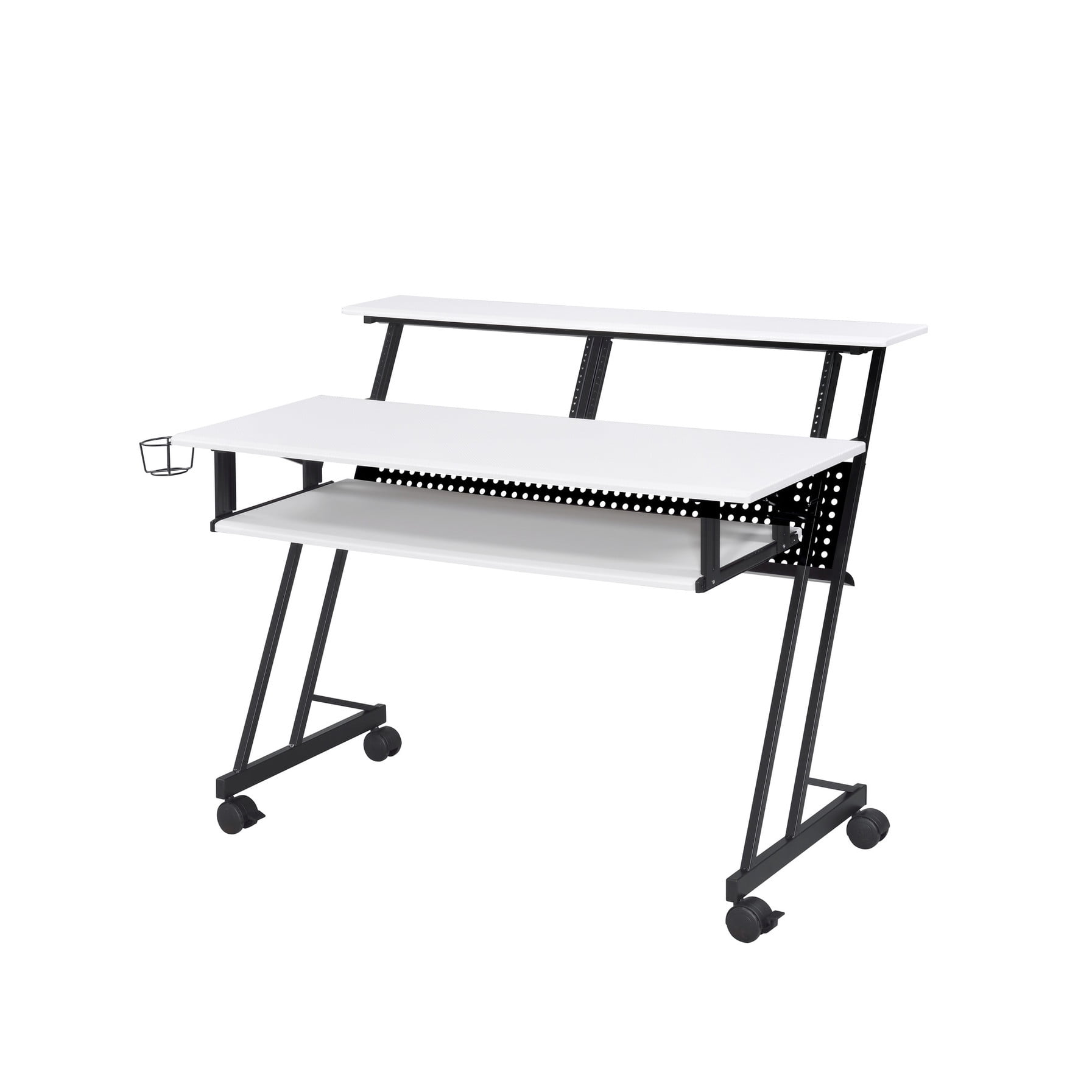 47" x 10" Shelf - Sliding Keyboard Storage - Music Recording Area ...