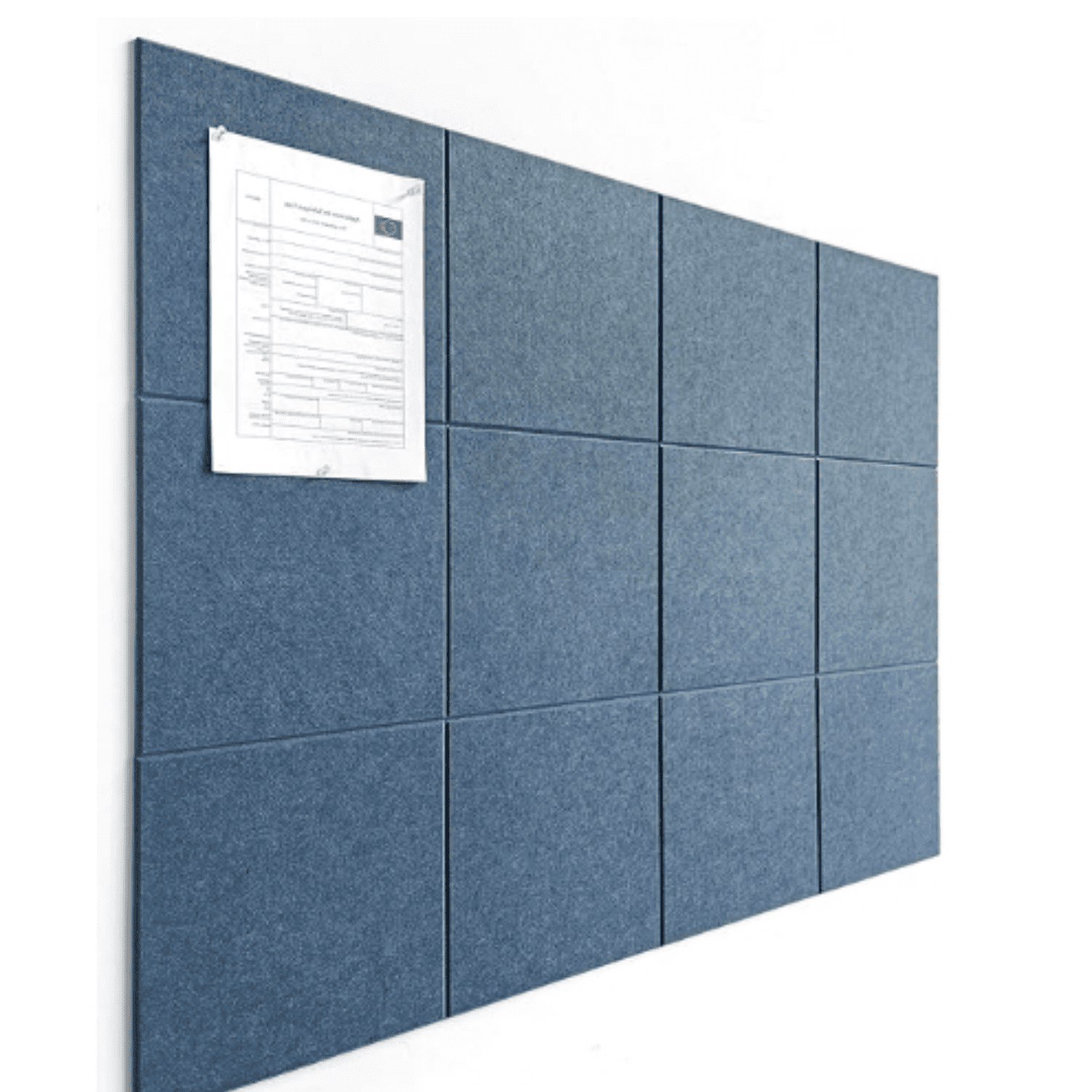 47"x35" 12 Pack Felt Wall Tiles with Safe Removable Adhesive Tabs, Cork ...