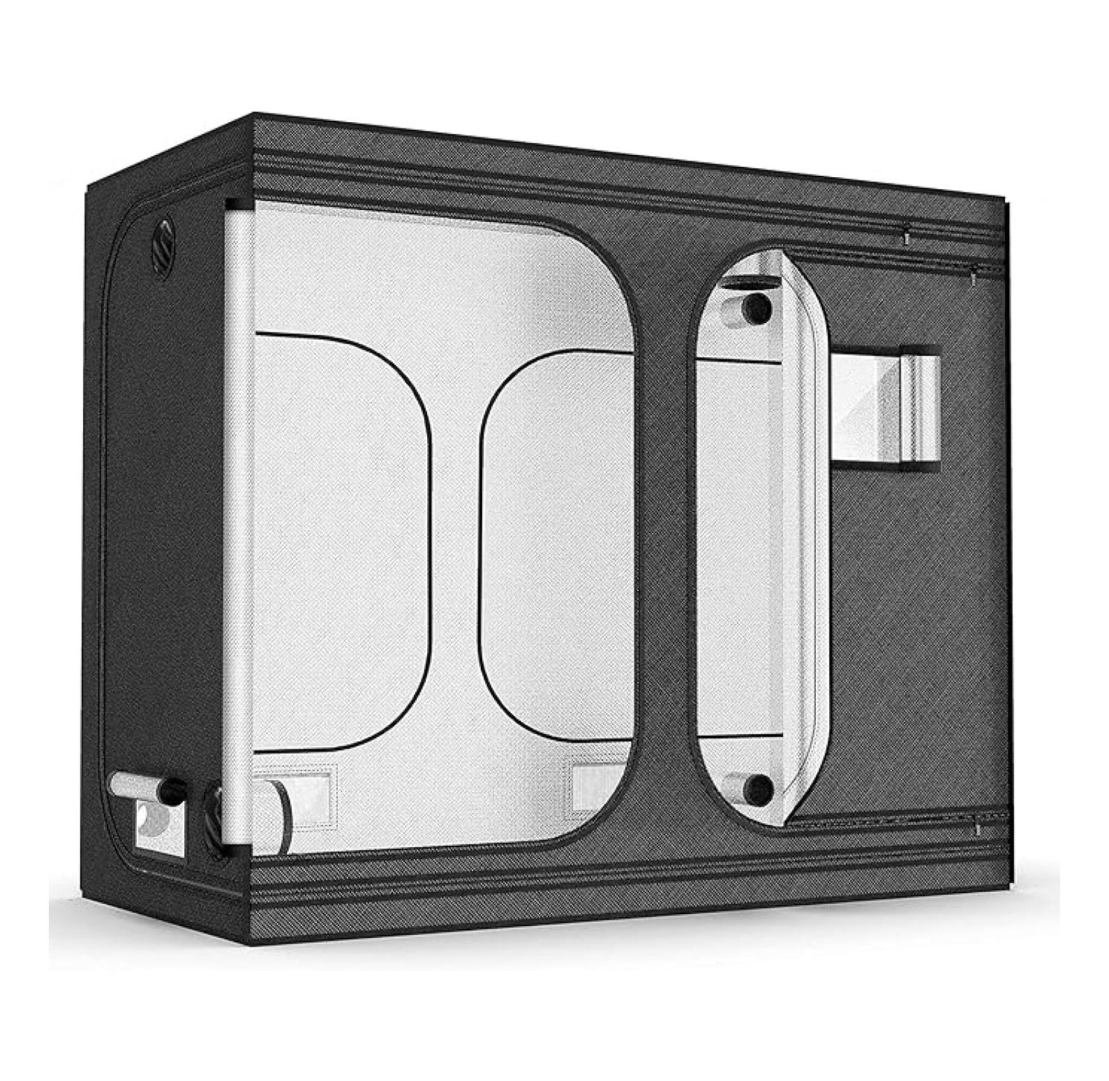 47"x79"x94" Mylar Hydroponic Waterproof Grow Tent with Observation ...