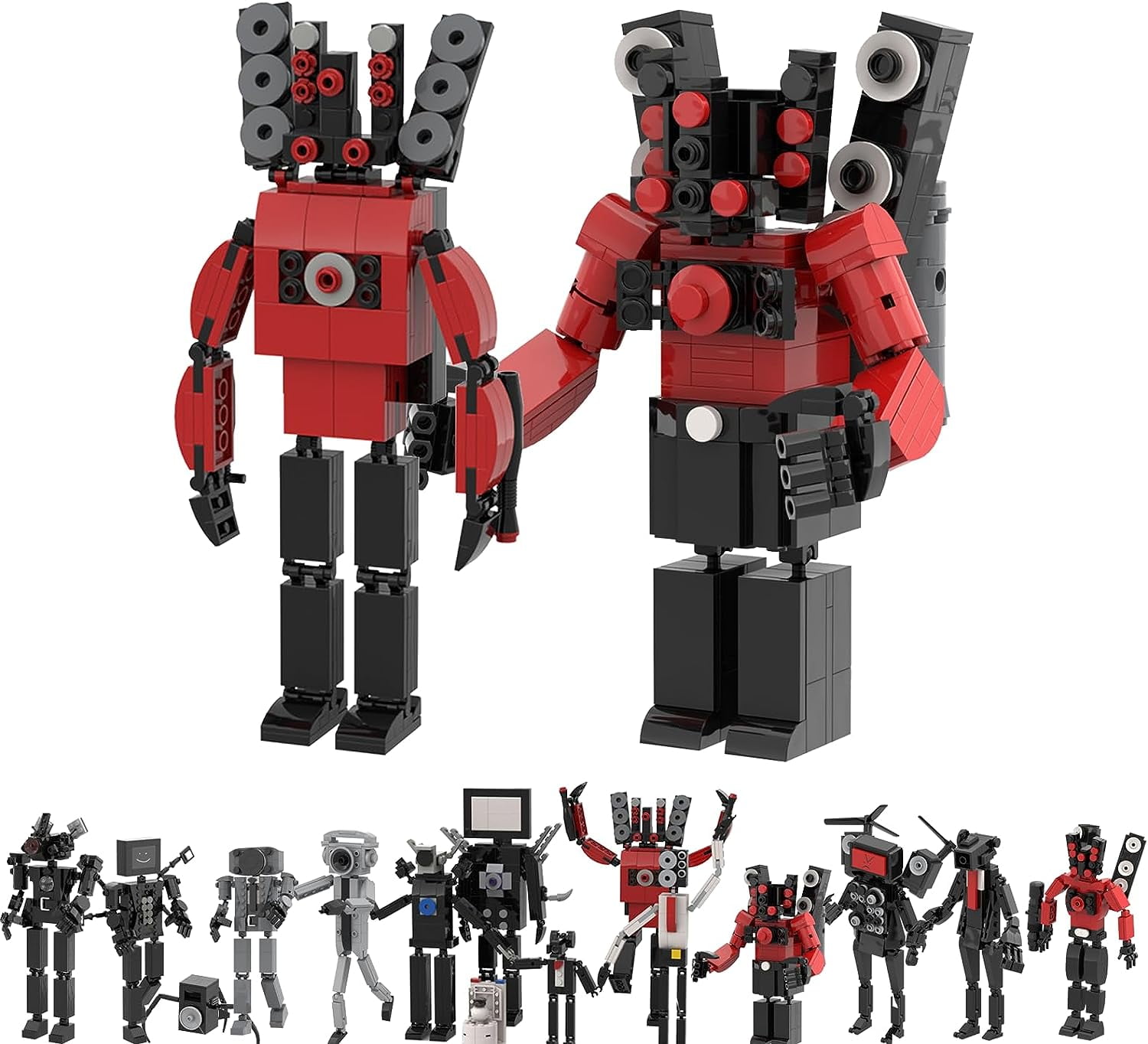 470 PCS Toilet Game Action Figure Building Blocks Set,Toilet Toys ...