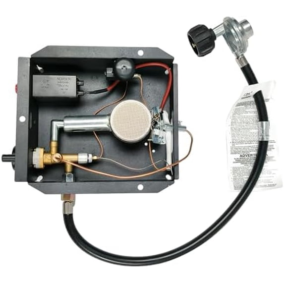 47000 BTU Heater Replacement Parts 3 Bolt Hole Pyramid Square Glass ...