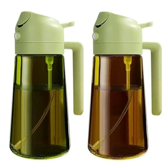 470ML Dark Glass Oil Sprayer Olive Oil Dispenser Bottle Light Blocking ...