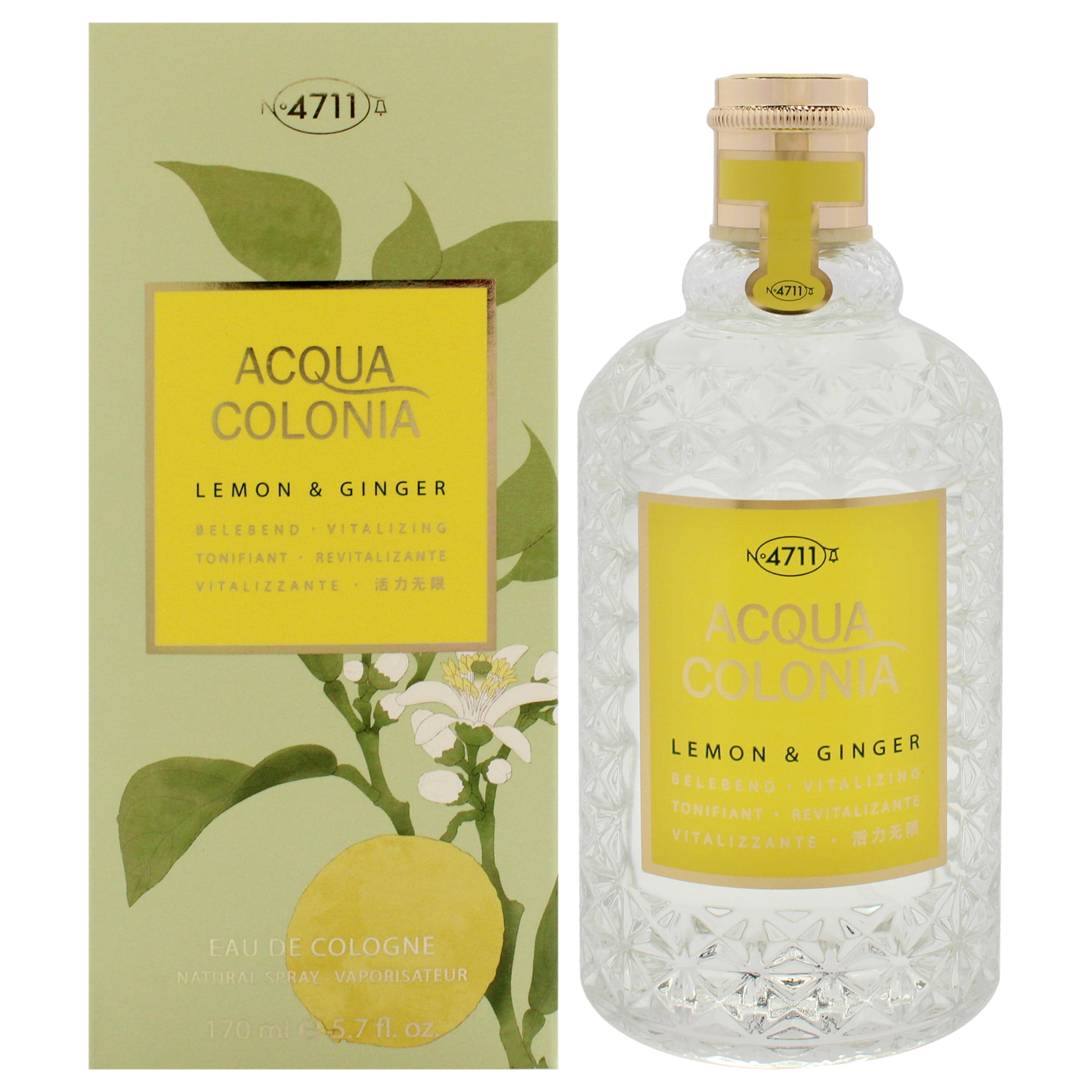 Muelhens 4711 Acqua Colonia Lemon & Ginger Eau De Cologne Spray 170ml ...