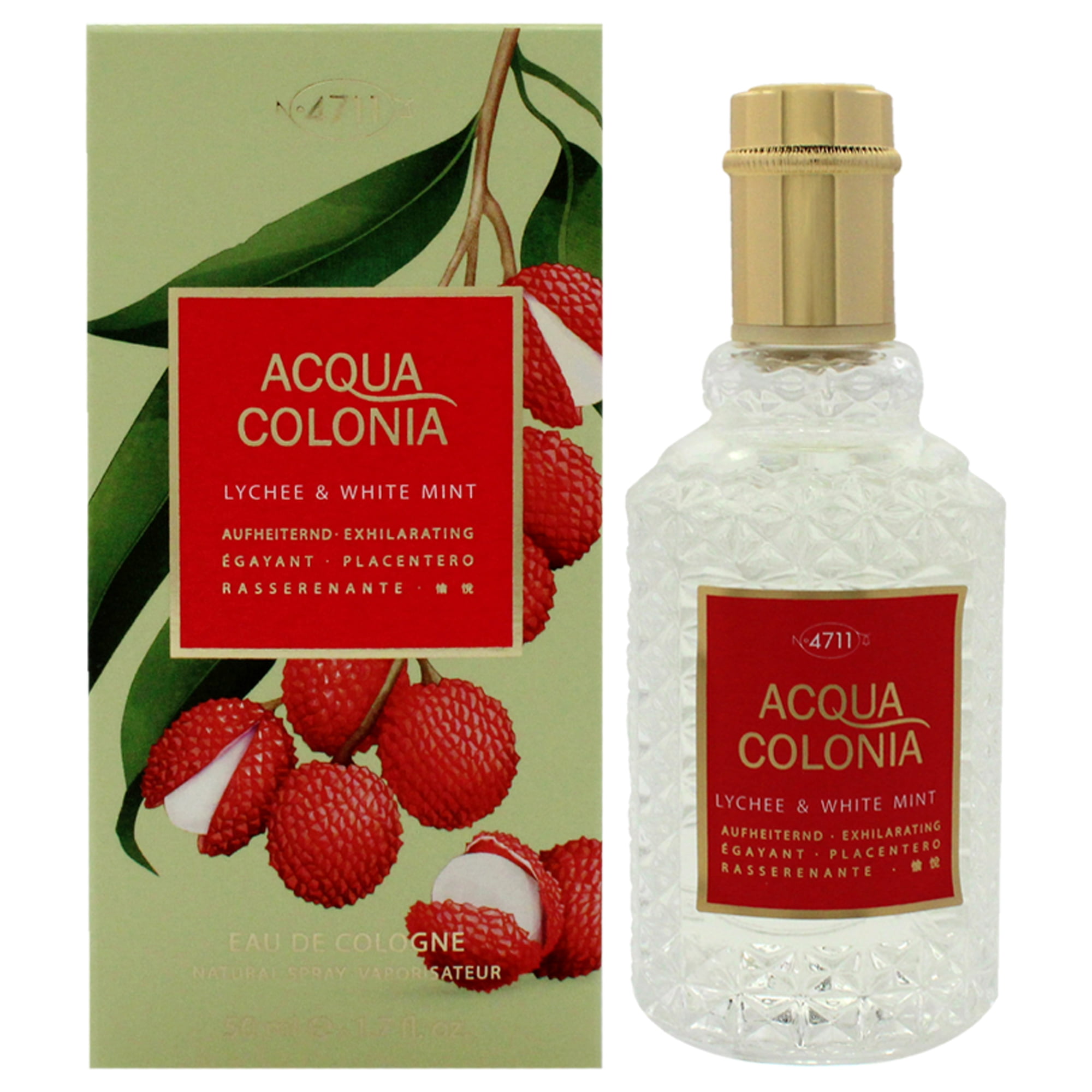 4711 Acqua Colonia Lychee & White Mint Eau De Cologne Spray 50ml/1.7oz ...